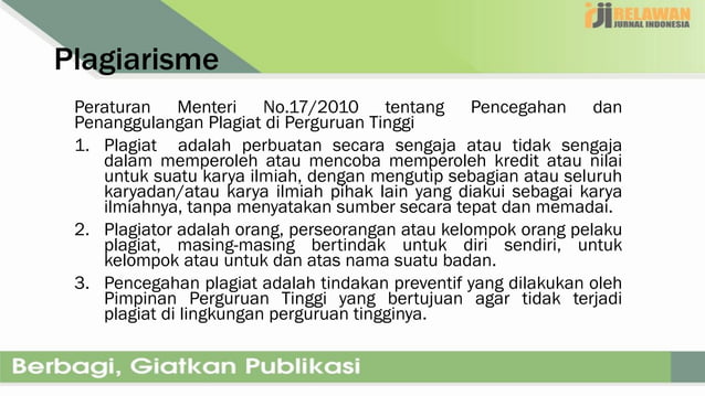 Plagiarisme dan Cara Mengatasinya | PDF