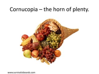Lilies and cornucopias | PPT