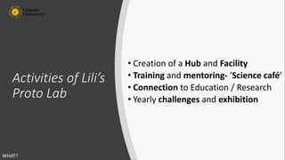 Lili's proto lab - faculty presentation.pptx