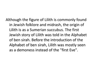 Lilith By Mwebaza Victor.pptx