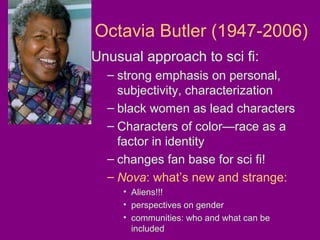 Octavia Butler SF Lilith's Brood | PPT