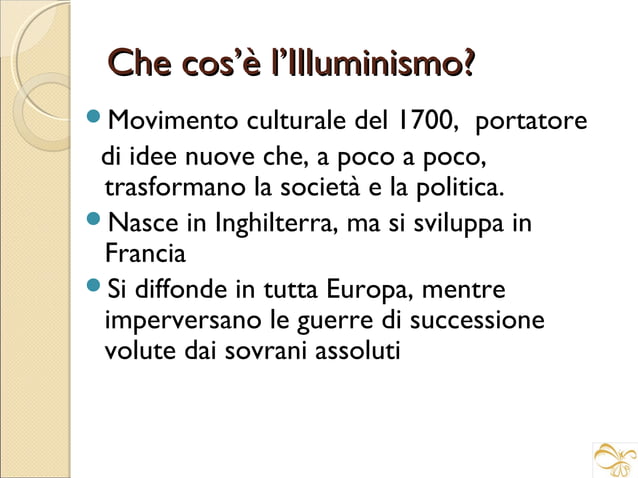 L’illuminismo | PPT | Religion & Spirituality