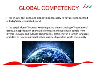 Creating Global Competency by using Education Technology | PPT