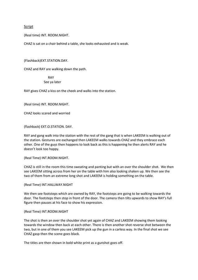 Lil, Mo & Dawn Script | PDF