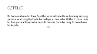 LILOTHO TSA SESOTHO.pptx