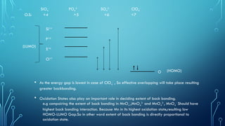 Back Bonding and its application in chemistry | PPTX