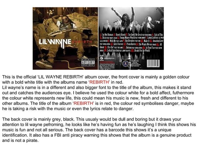 Lil wayne presentation 1 | PPT