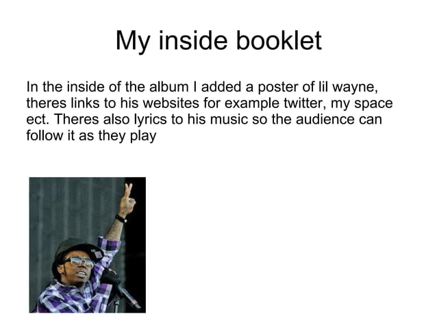 Lil wayne presentation 1 | PPT