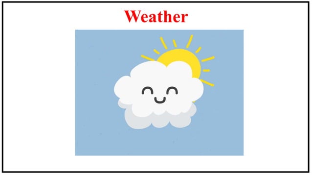 Lily-1 Weather powerpoint presentation with colorful pictures | PPT
