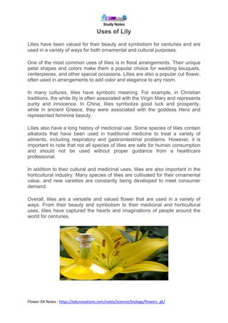 Complete Knowledge of Lily Flower.pdf