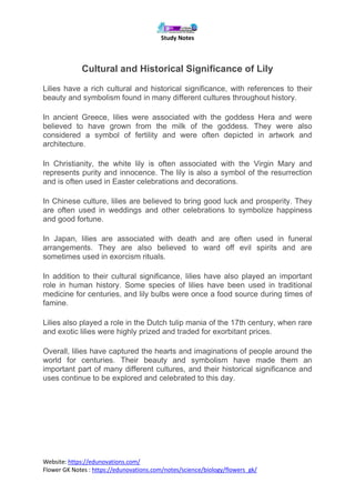 Complete Knowledge of Lily Flower.pdf