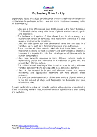 Complete Knowledge of Lily Flower.pdf