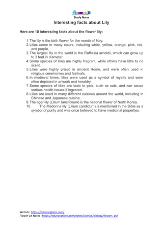 Complete Knowledge of Lily Flower.pdf