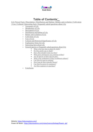 Complete Knowledge of Lily Flower.pdf