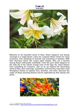 Complete Knowledge of Lily Flower.pdf