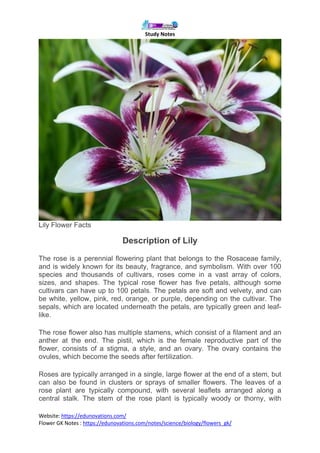 Complete Knowledge of Lily Flower.pdf