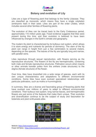 Complete Knowledge of Lily Flower.pdf