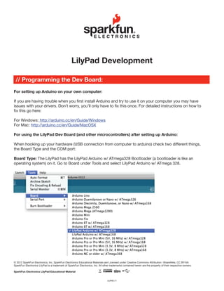 Lily pad dev_handout | PDF