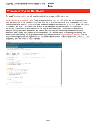 Lily pad dev_handout | PDF