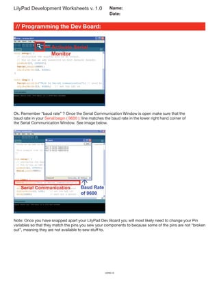 Lily pad dev_handout | PDF