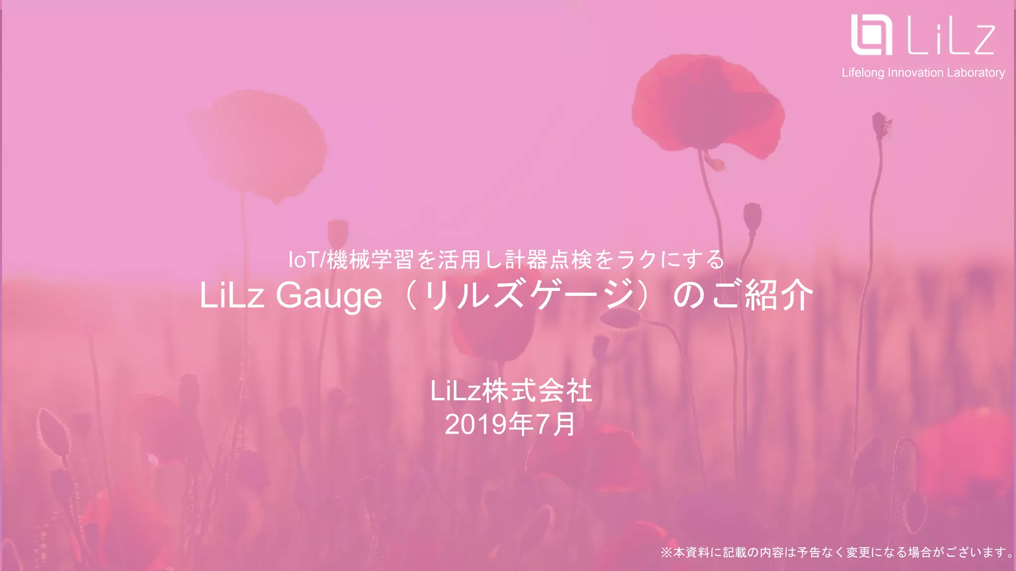 LiLz Gauge Introduction 201907 | PPTX