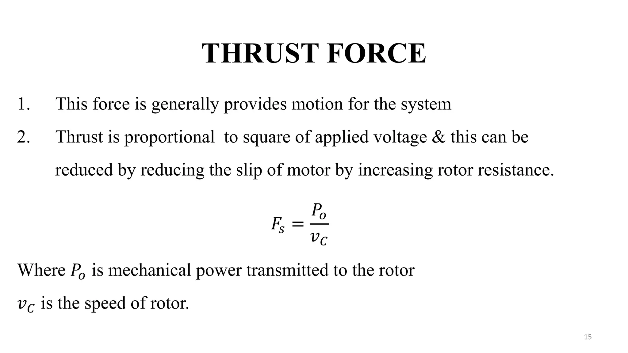 Linear Induction Motor Pptx Physics Science