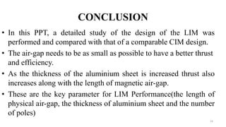 Linear Induction Motor | PPTX