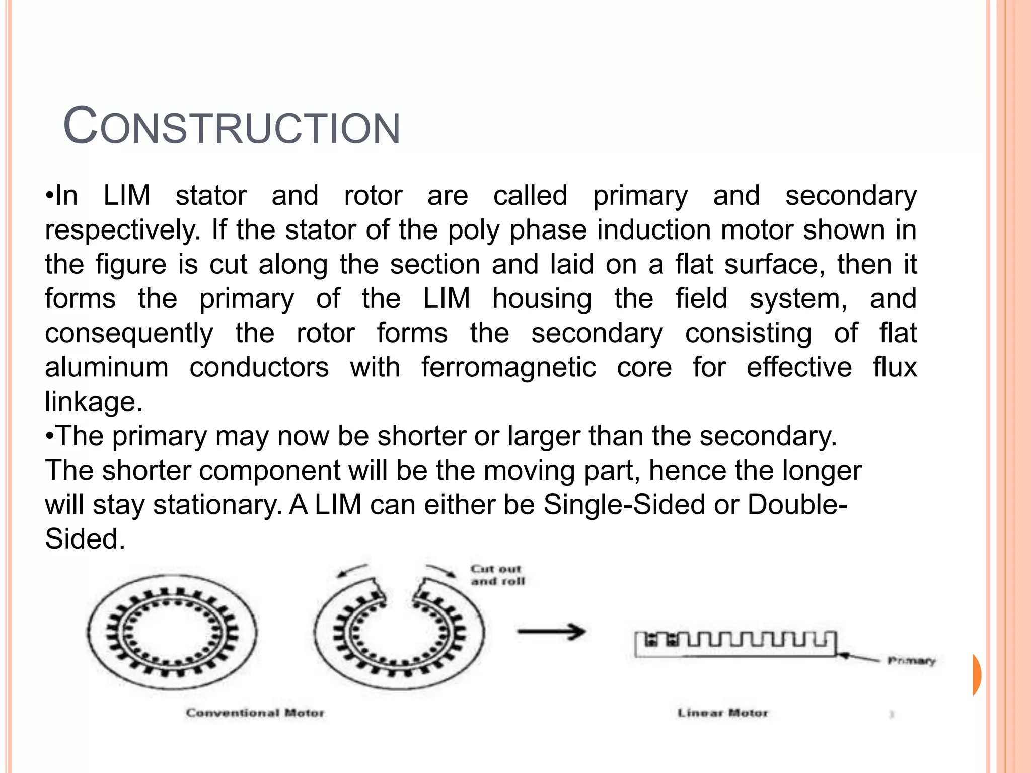 Linear Induction Motor | PPTX