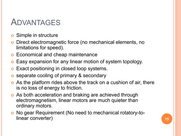 Linear Induction Motor | PPTX | Physics | Science