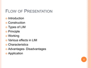 Linear Induction Motor | PPTX