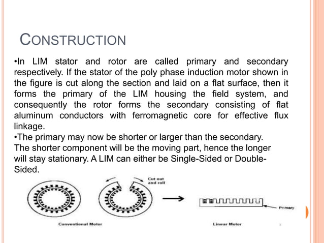 Linear Induction Motor | PPTX | Physics | Science
