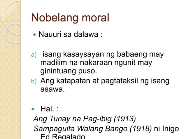 Limang elemento ng nobela | PPTX