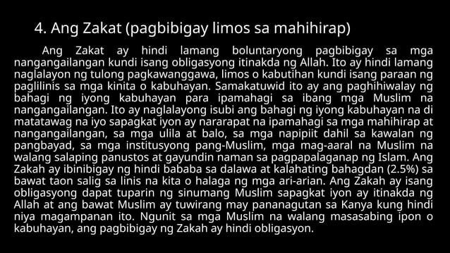 Limang Haligi ng Islam nnnnnnnnnnnnnnnnn | PPTX
