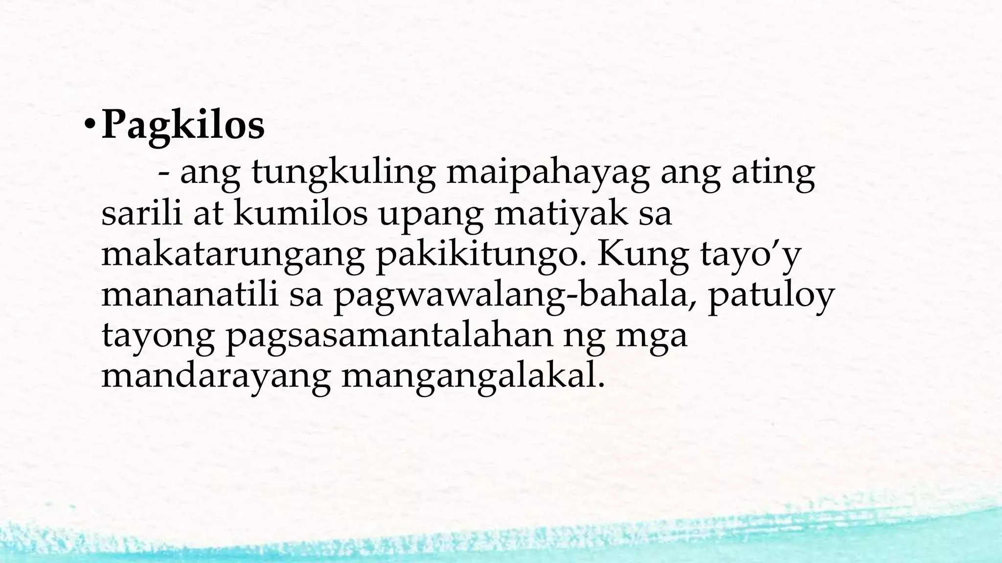 Limang pananagutan ng mga namimili | PPTX