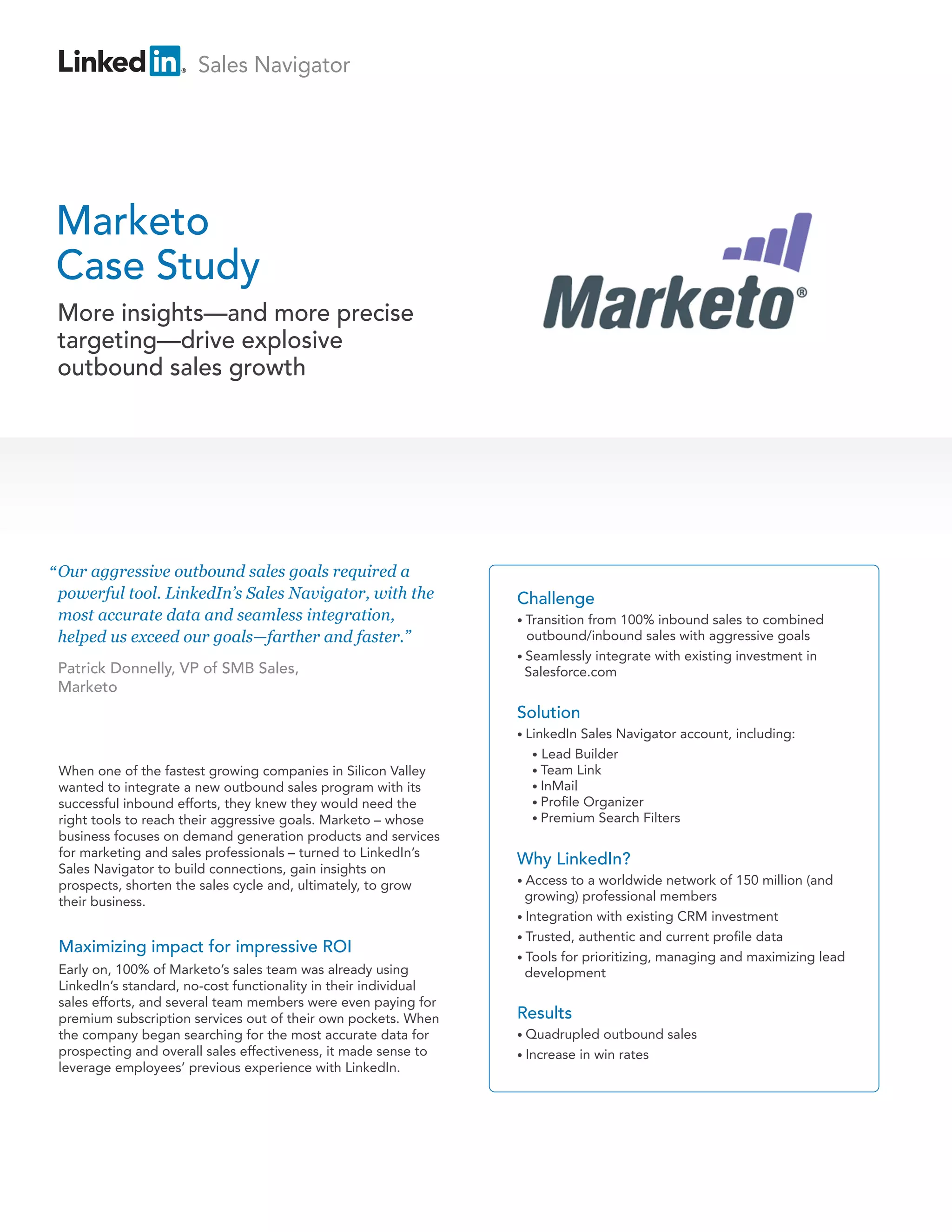 Marketo Case Study | PDF