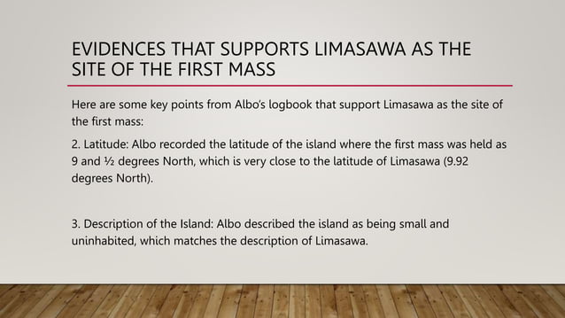 Limawasa Island : The Site of the First Mass | PPTX | Adventure Travel ...