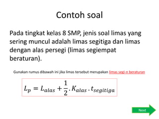Materi Limas kelas 8 | PPTX