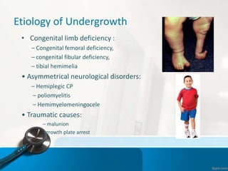 Limb length discrepancy evaluation | PPTX