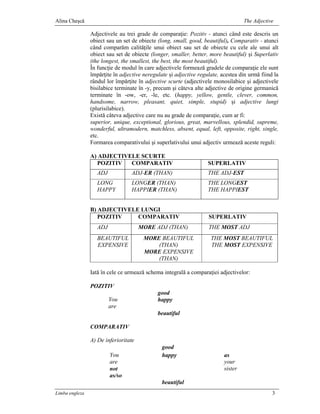 Limba engleza unitatea ii | PDF
