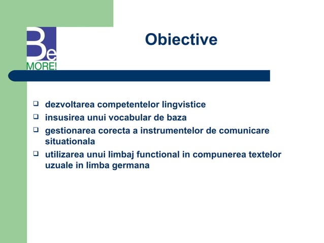 Limba germana pentru incepatori! | PPT