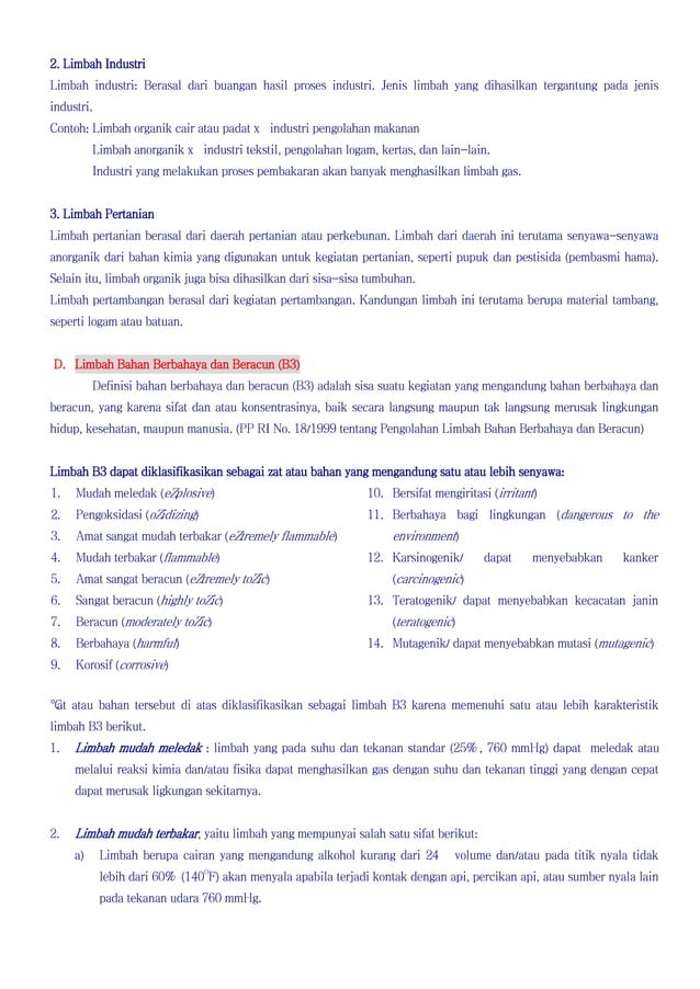 Limbah | PDF