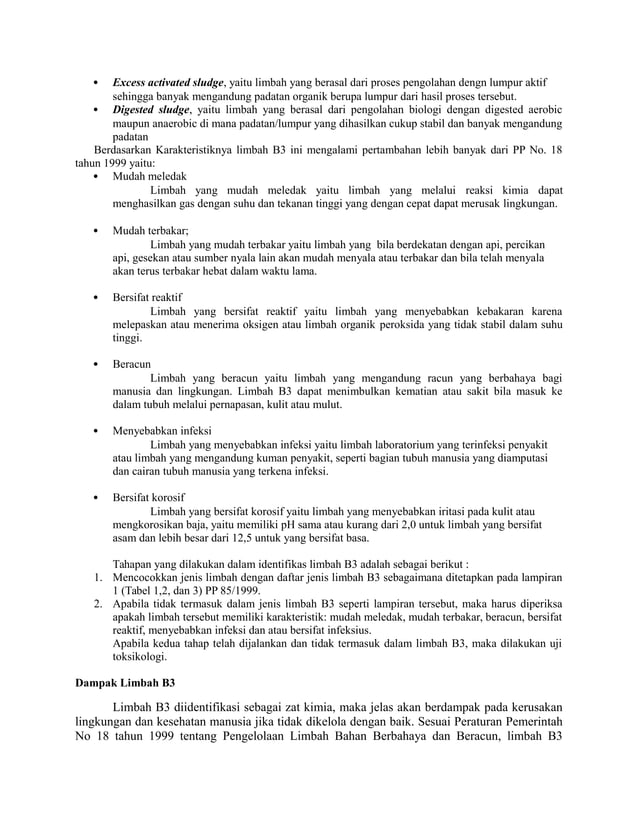 Limbah b3 | PDF
