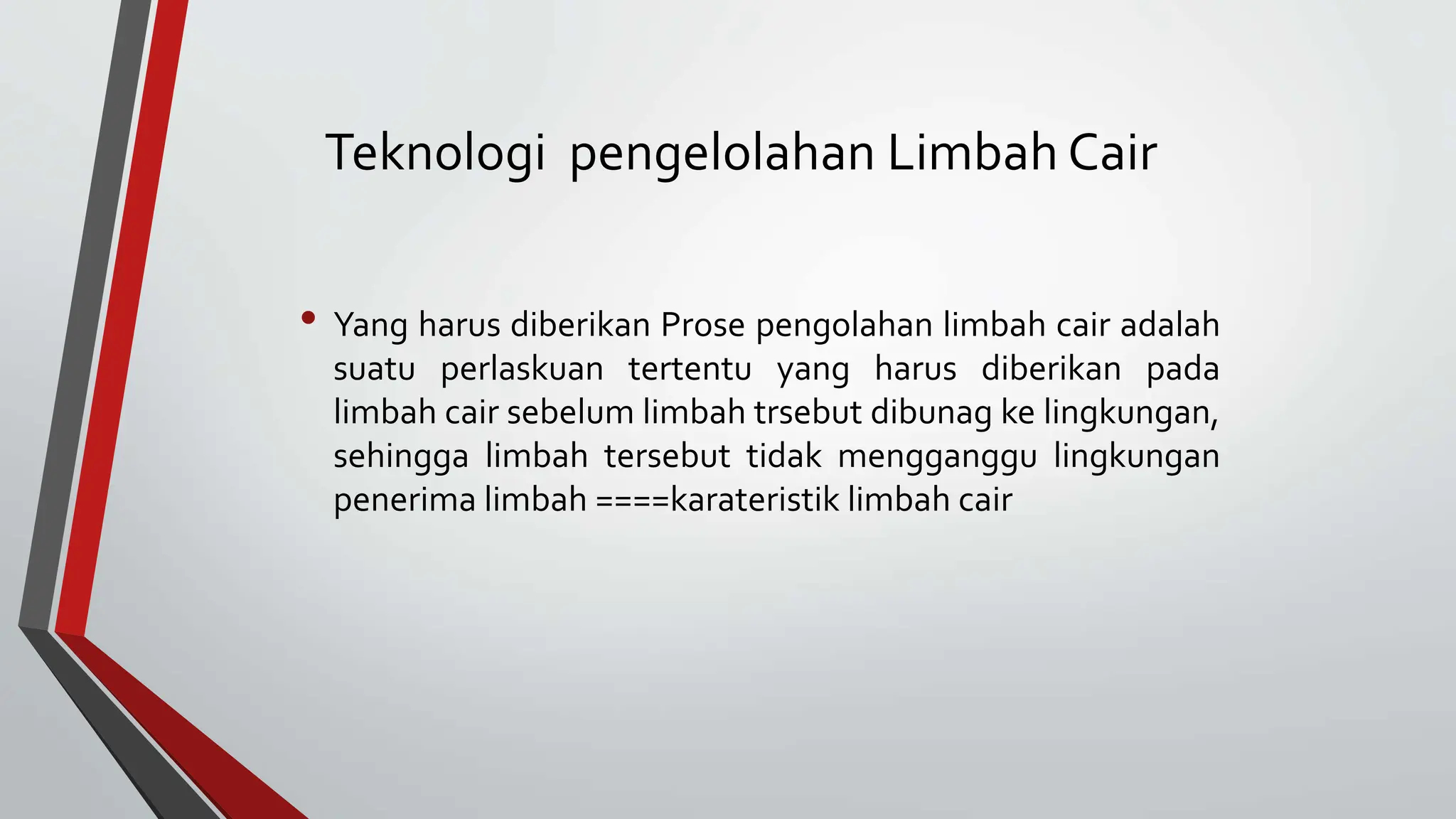 Cara pengolahan limbah cair baik domestik atau industri | PPT