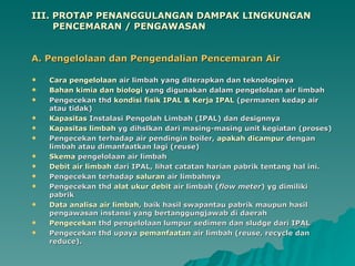 Limbah industri | PPT