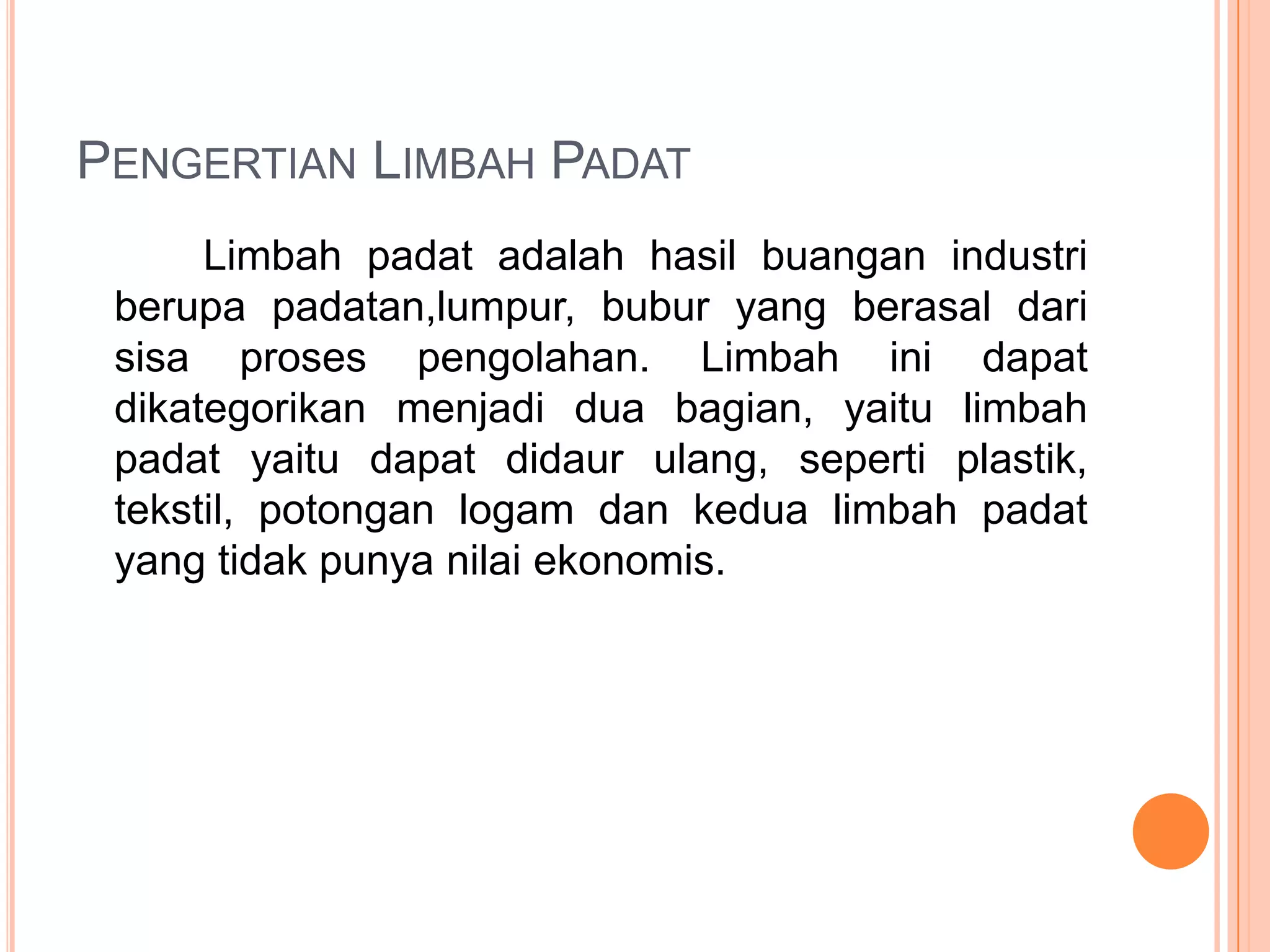 Limbah padat | PPT