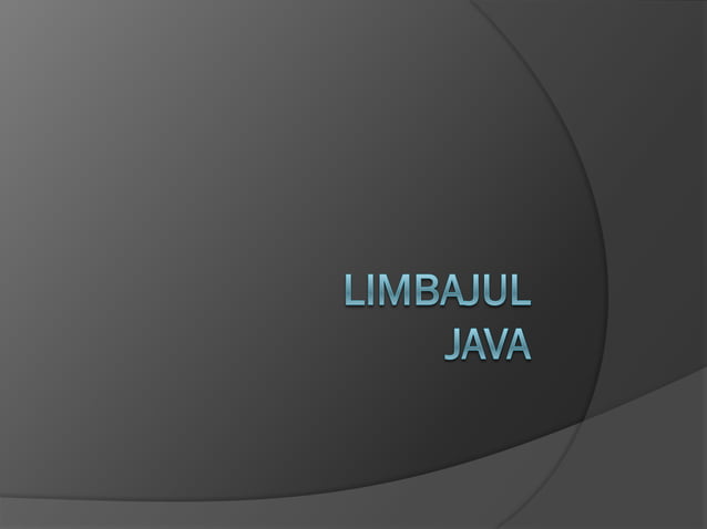 Limbajul java | PPT