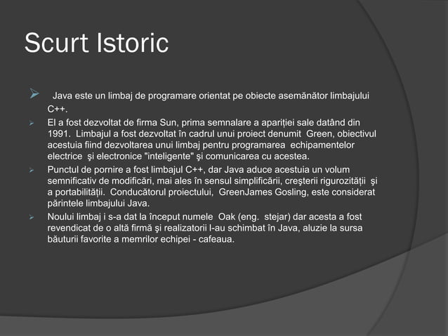Limbajul java | PPT