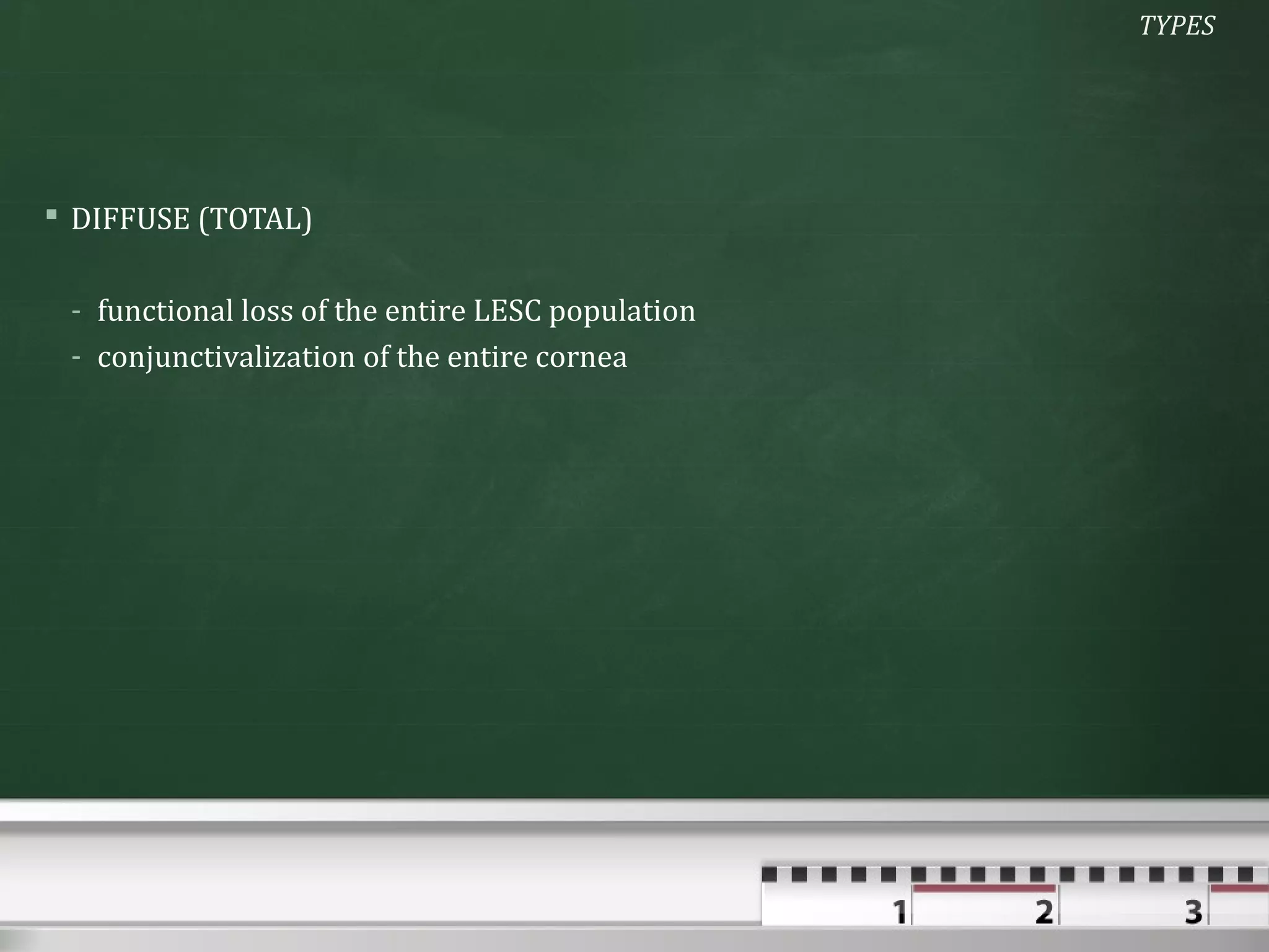 Limbal stem cell deficiency | PPT