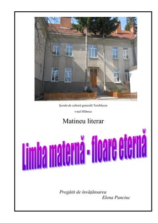 Limba maternă matineu | DOC