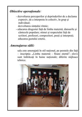 Limba maternă matineu | DOC